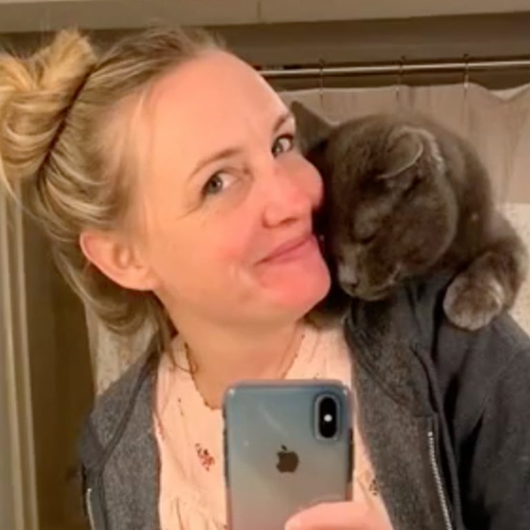 Mom Tells Heartbreaking "Love Story" After Taking Home Cat Bruiser from ...